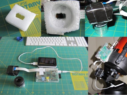 Astrophotography with the camera board - Raspberry Pi