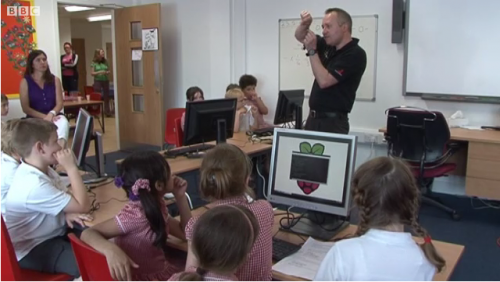 BBC news video - Raspberry Pi at St Matthew's primary school ...