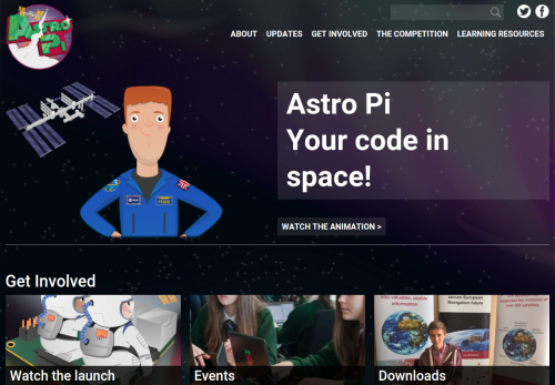 Astro Pi website launch - Raspberry Pi Foundation