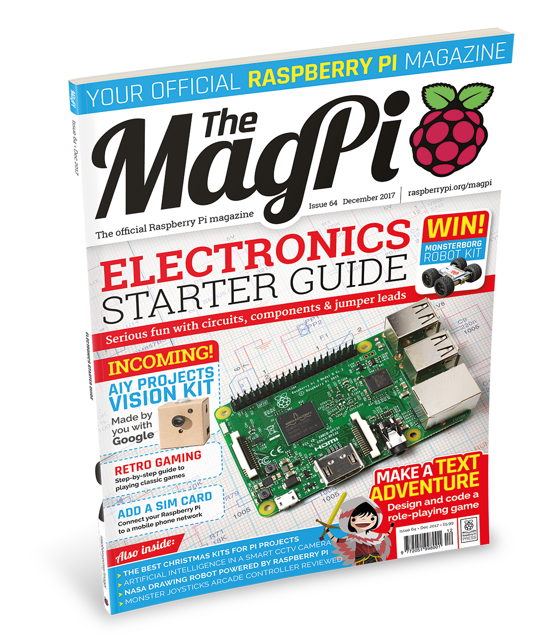 Magpi 64 Get Started With Electronics Raspberry Pi