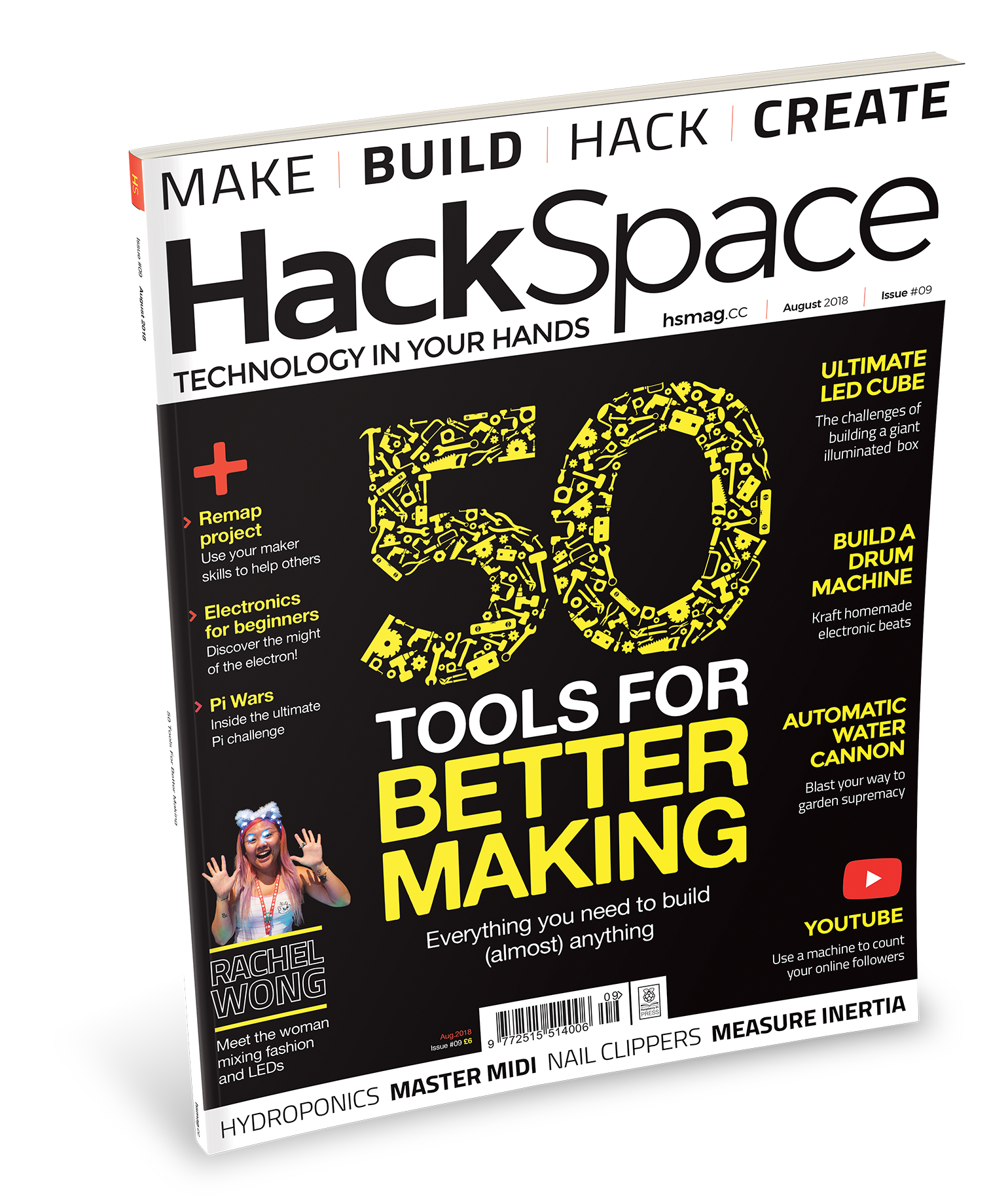 Hackspace magazine 9: tools, tools, tools - Raspberry Pi