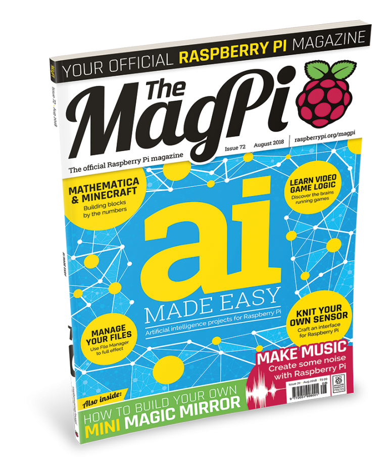 MagPi 72: AI made easy for your Raspberry Pi - Raspberry Pi