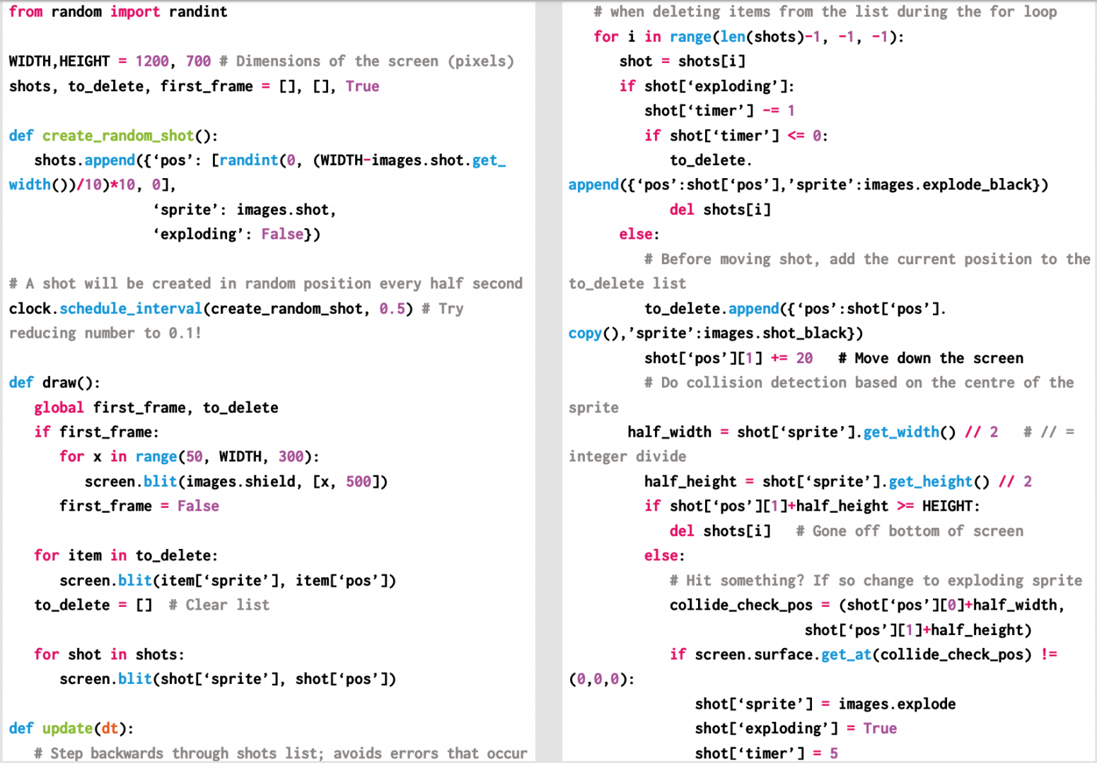Coding Space Invaders’ disintegrating shields | Wireframe #9 - Open-Electronics