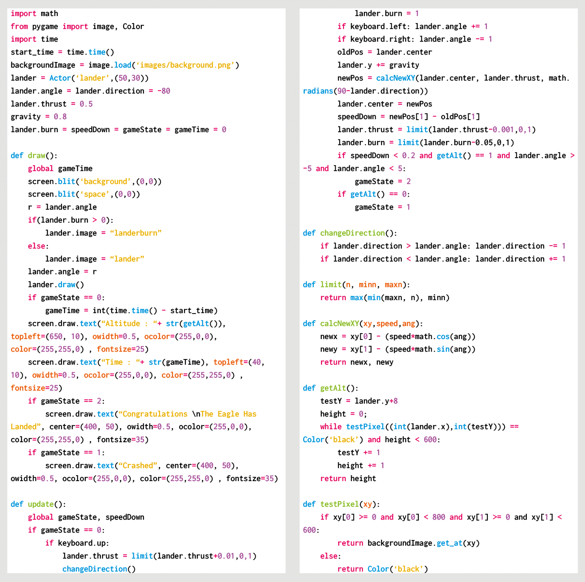 Code a homage to Lunar Lander | Wireframe #37 - Raspberry Pi