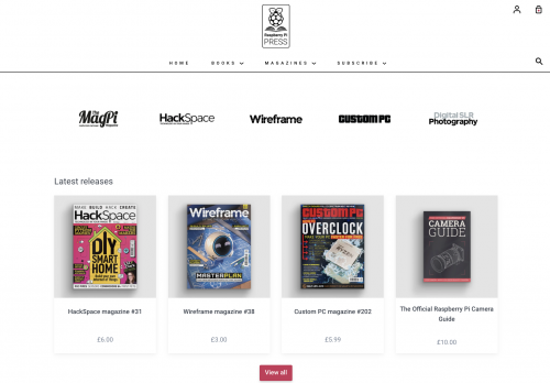 Raspberry Pi Weekly Issue #318 - Raspberry Pi Press store gets a refresh