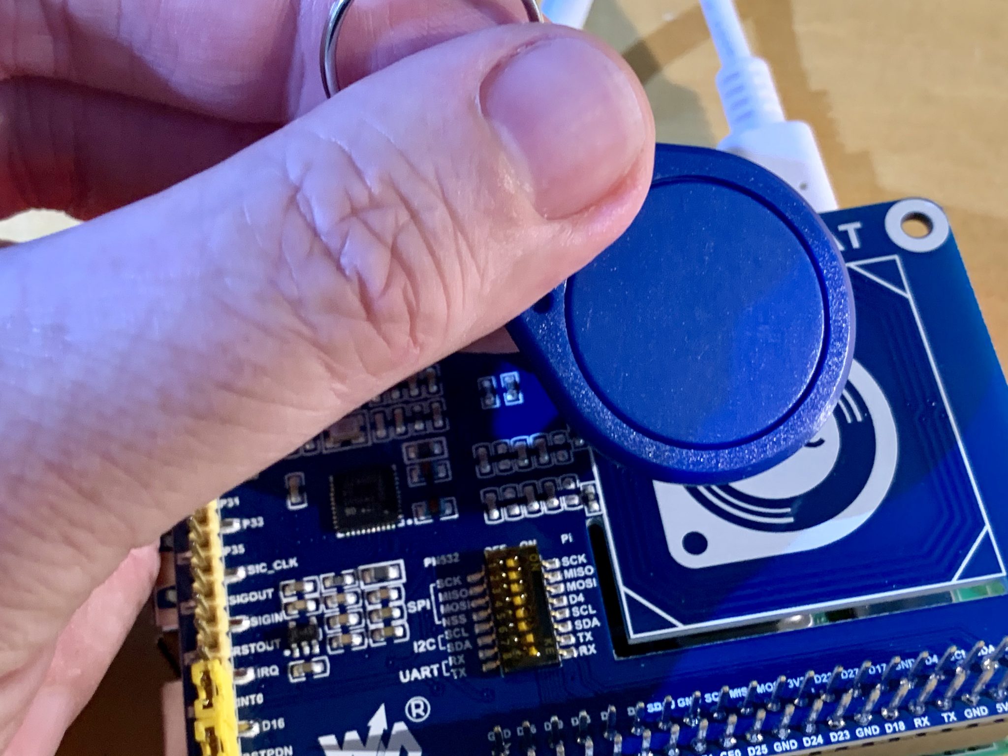 Read Rfid And Nfc Tokens With Raspberry Pi Hackspace 37 Raspberry Pi