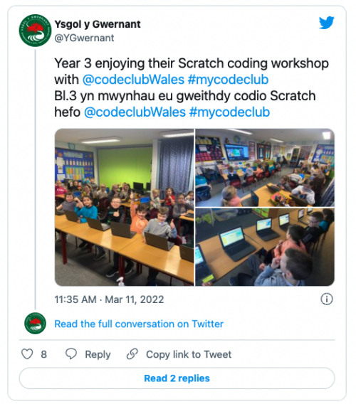 Code Club in Wales with translations, teacher training and a country ...