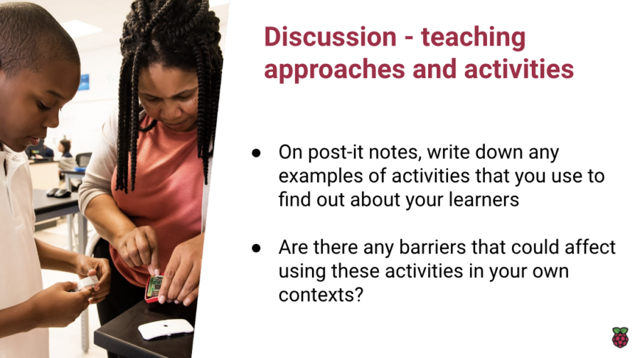Running a workshop with teachers to create culturally relevant ...