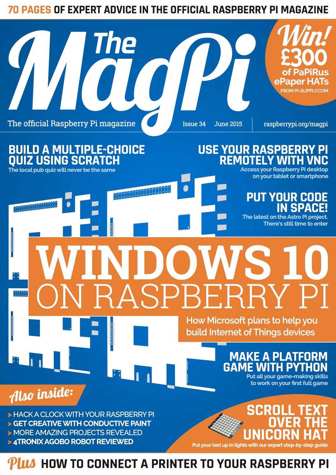 The MagPi Issue 34 - The Official Raspberry Pi Magazine The MagPi Issue 34 - The Official Raspberry Pi Magazine