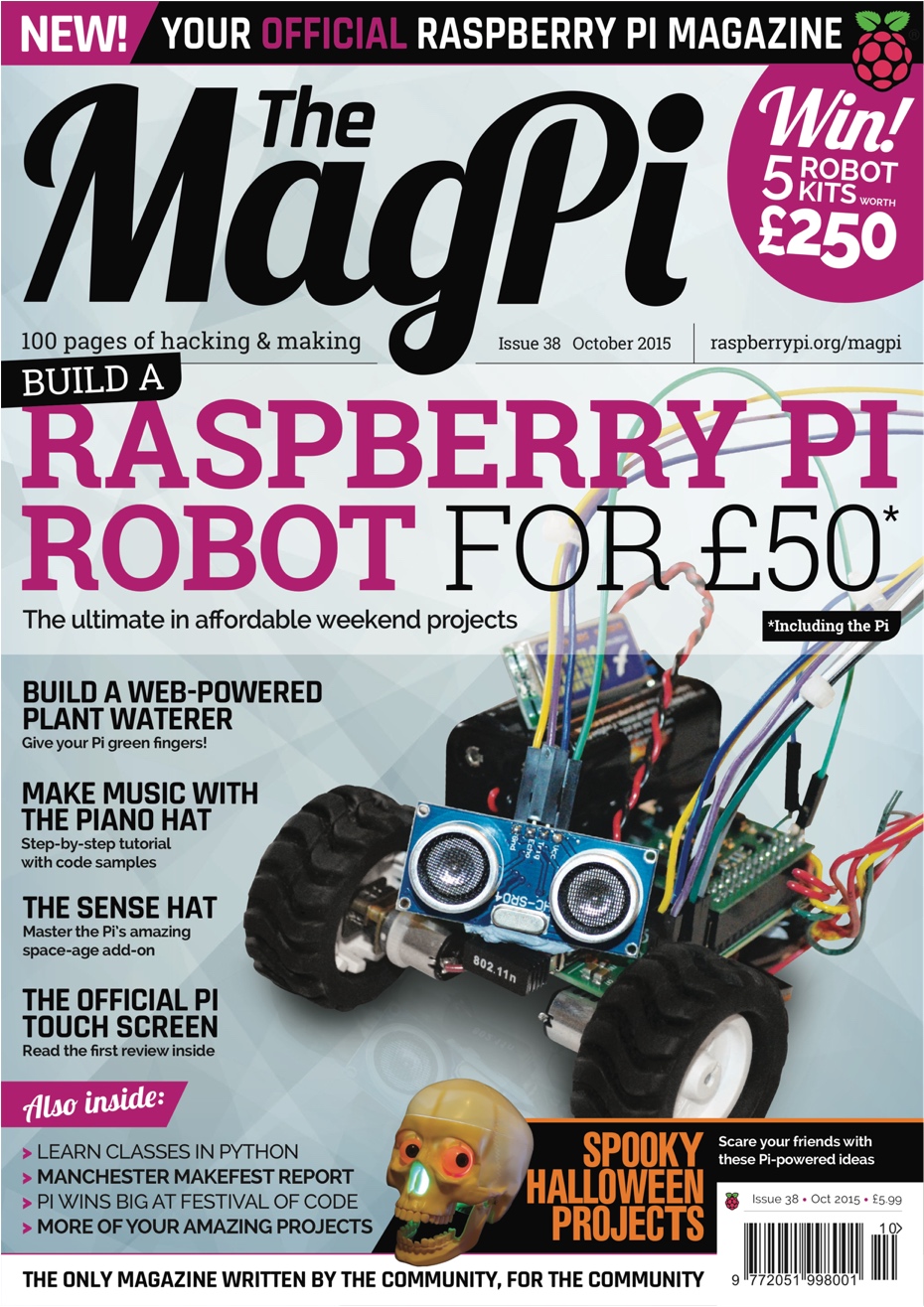 October issue of The MagPi for Raspberry Pi owners out now! - Raspberry ...
