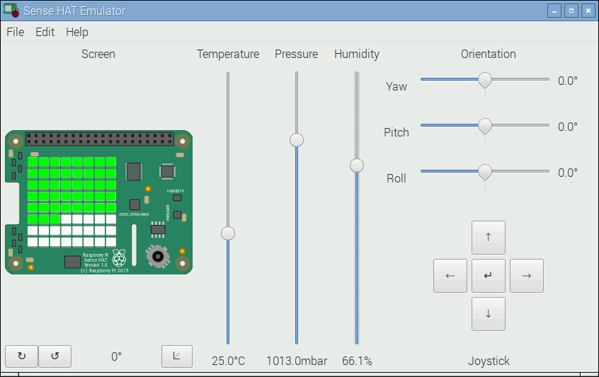 New SenseHAT emulator for the Raspberry Pi desktop - Raspberry Pi Pod and micro:bit base